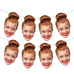 Personalised Printed Photo Face Bunting | Printed Little Things