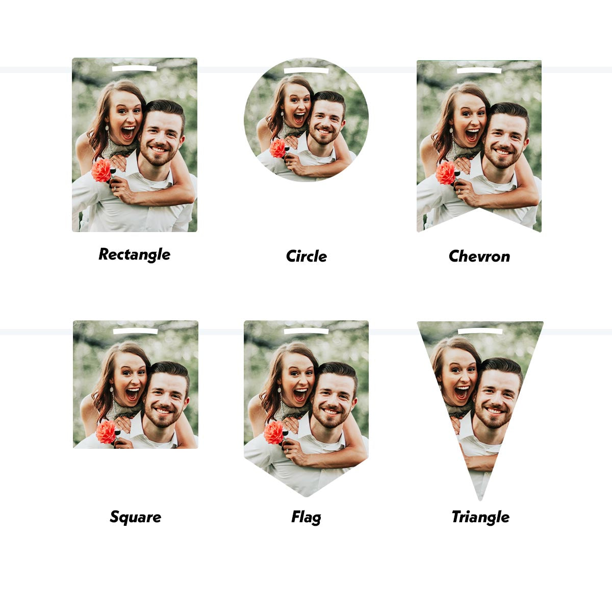 Multiple Photo Personalised Bunting | Printed Little Things
