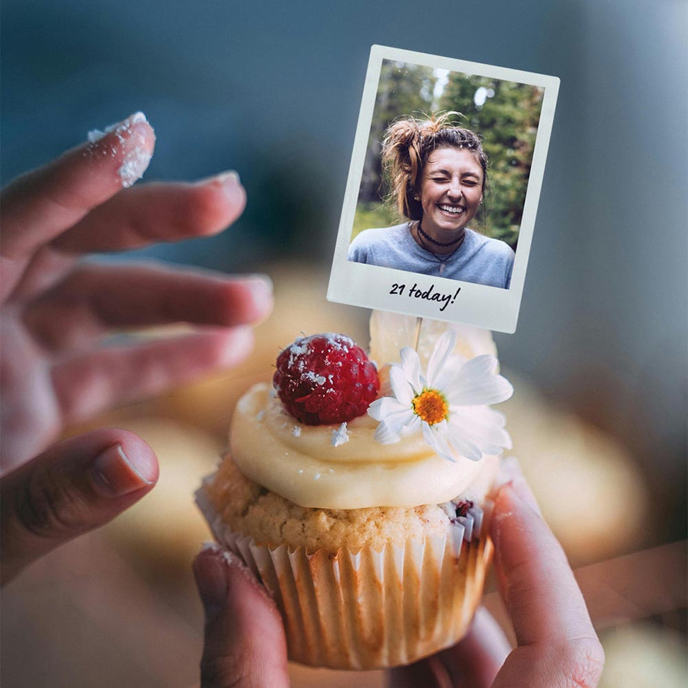Custom Instant Photo Cake Toppers | Printed Little Things