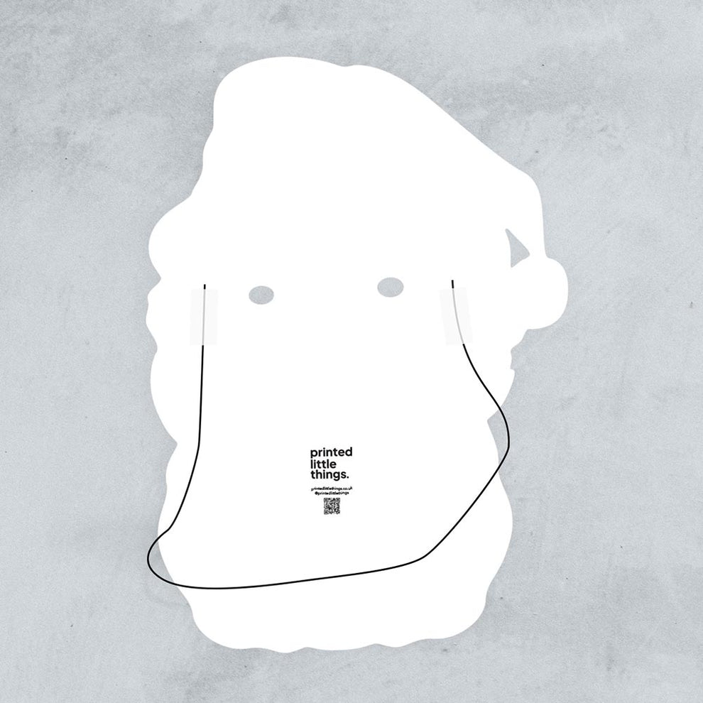 Personalised Father Christmas Face Masks – Printed Little Things