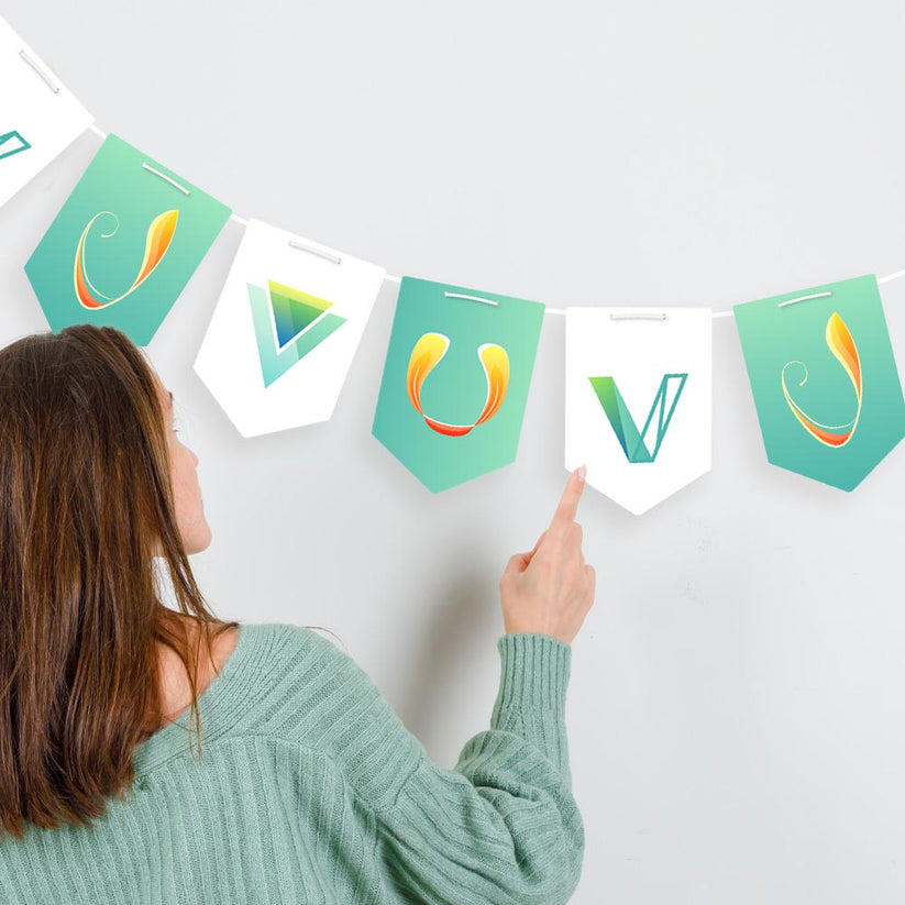 Double-Sided Custom Branded Bunting | Printed Little Things