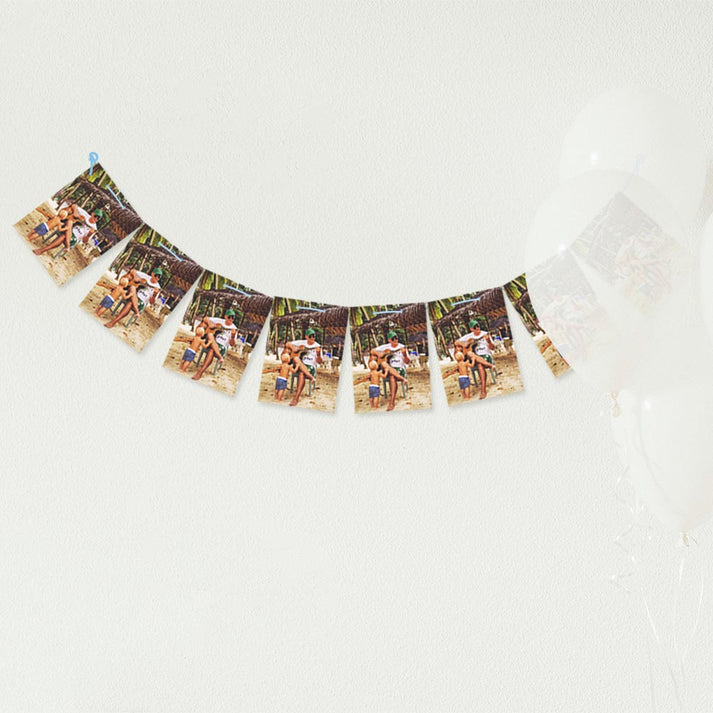 Custom XL Photo Bunting Rectangles | Printed Little Things