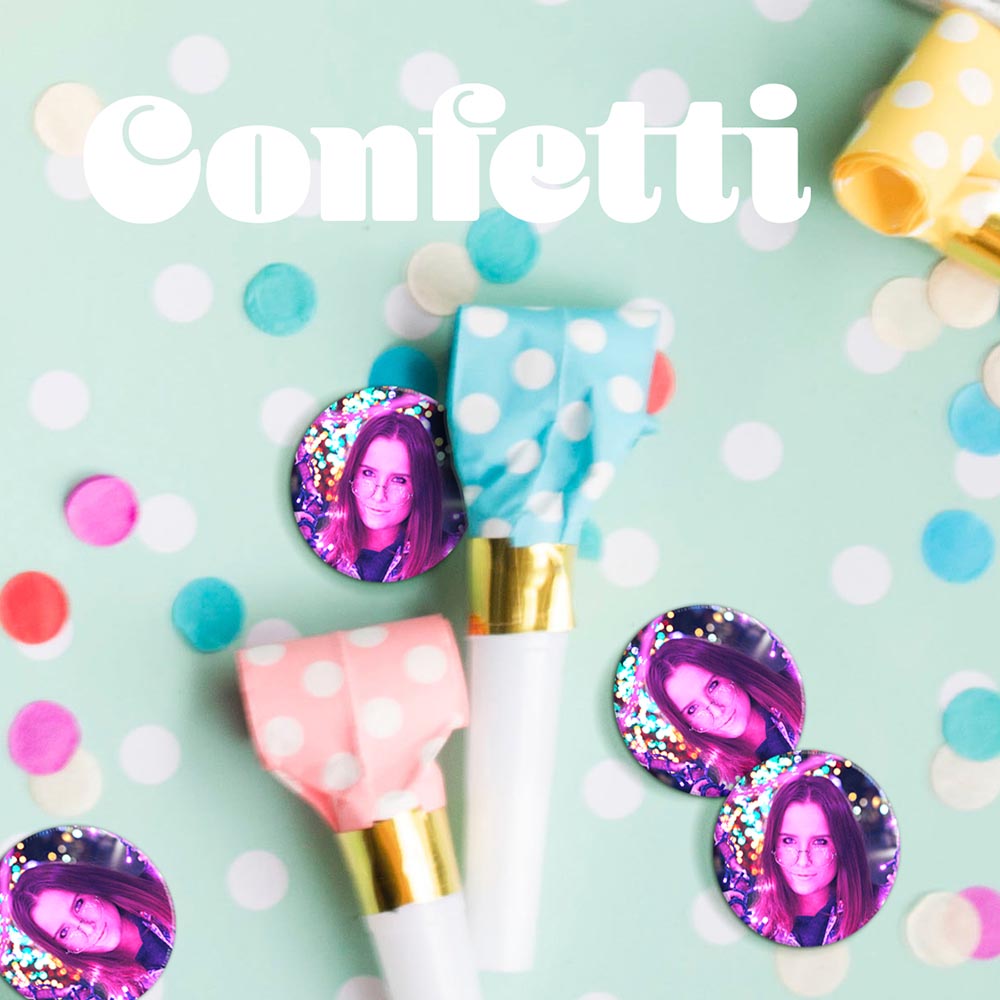 Personalised Confetti Circles | Printed Little Things
