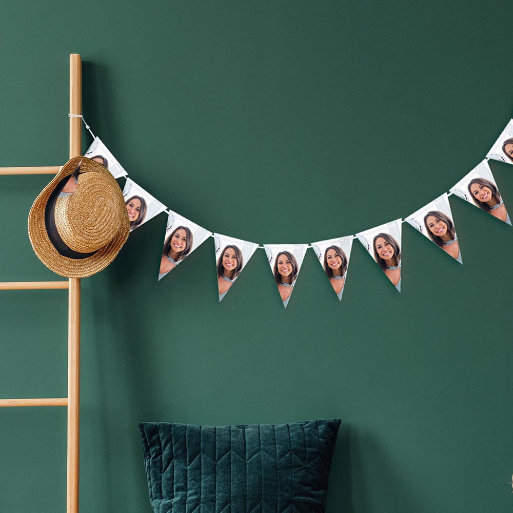 Personalised Photo Garland Triangles | Printed Little Things