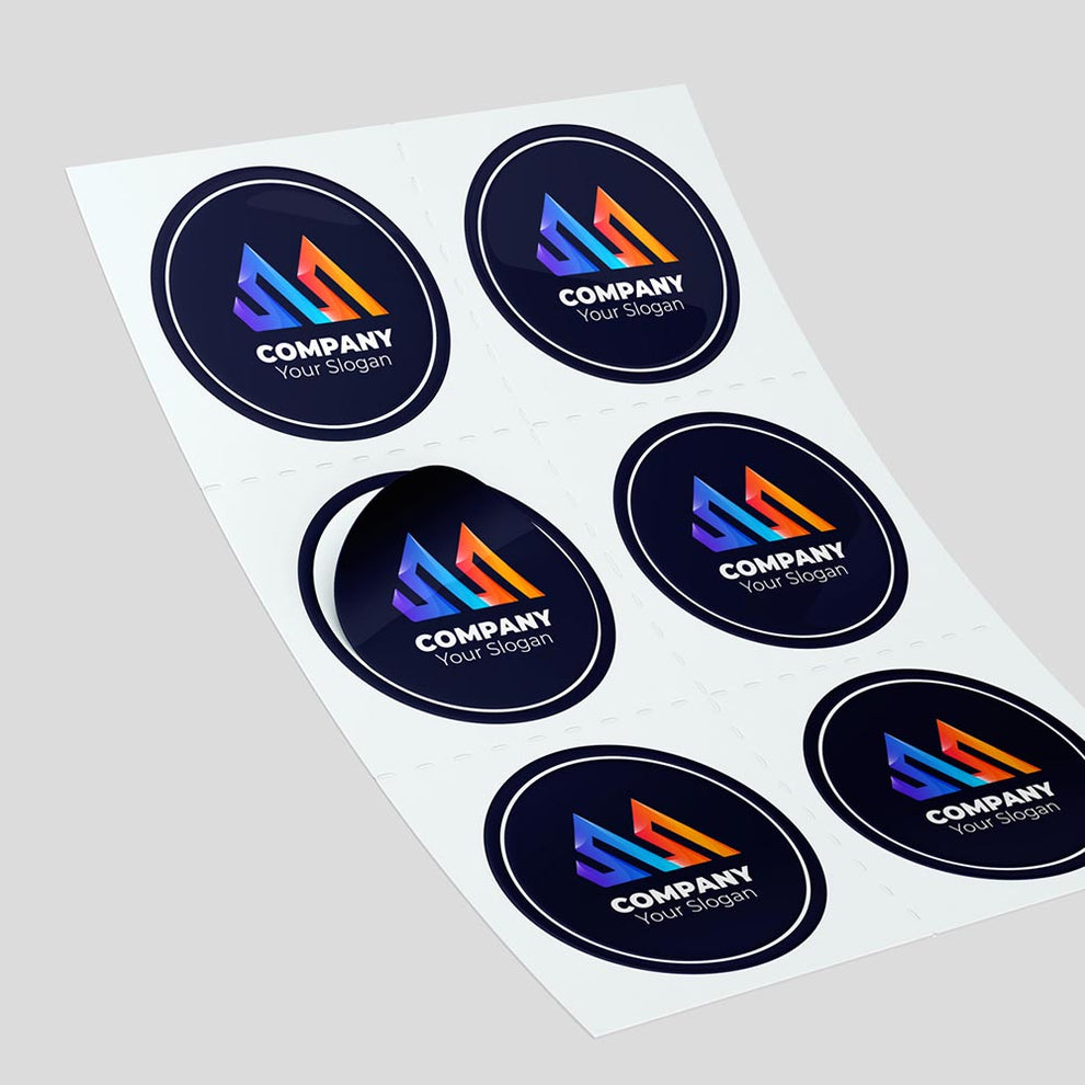 Personalised Logo Sticker Sheets | Printed Little Things